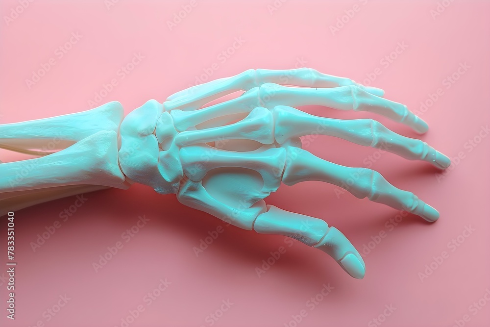 Digital Health Tracking: Monitoring Bone Well-being. Concept Bone ...