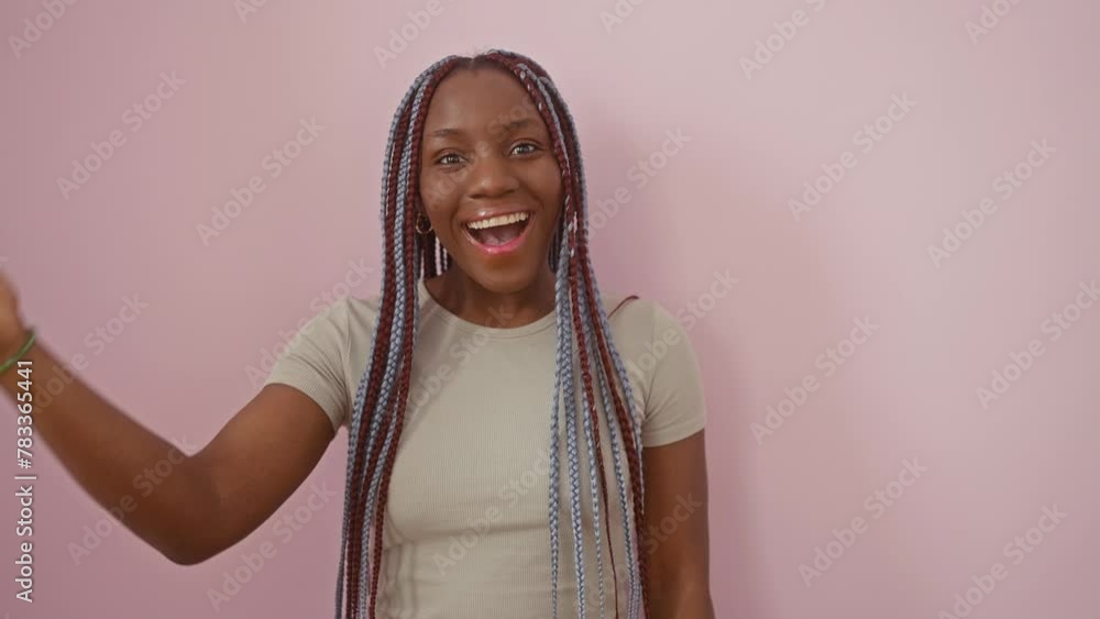 Frustrated african american woman smacks forehead, realizing her ...