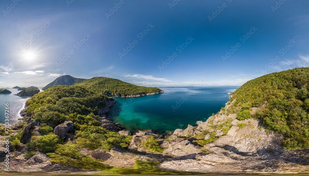 archipelago sea bay hdri environment map round panorama spherical ...