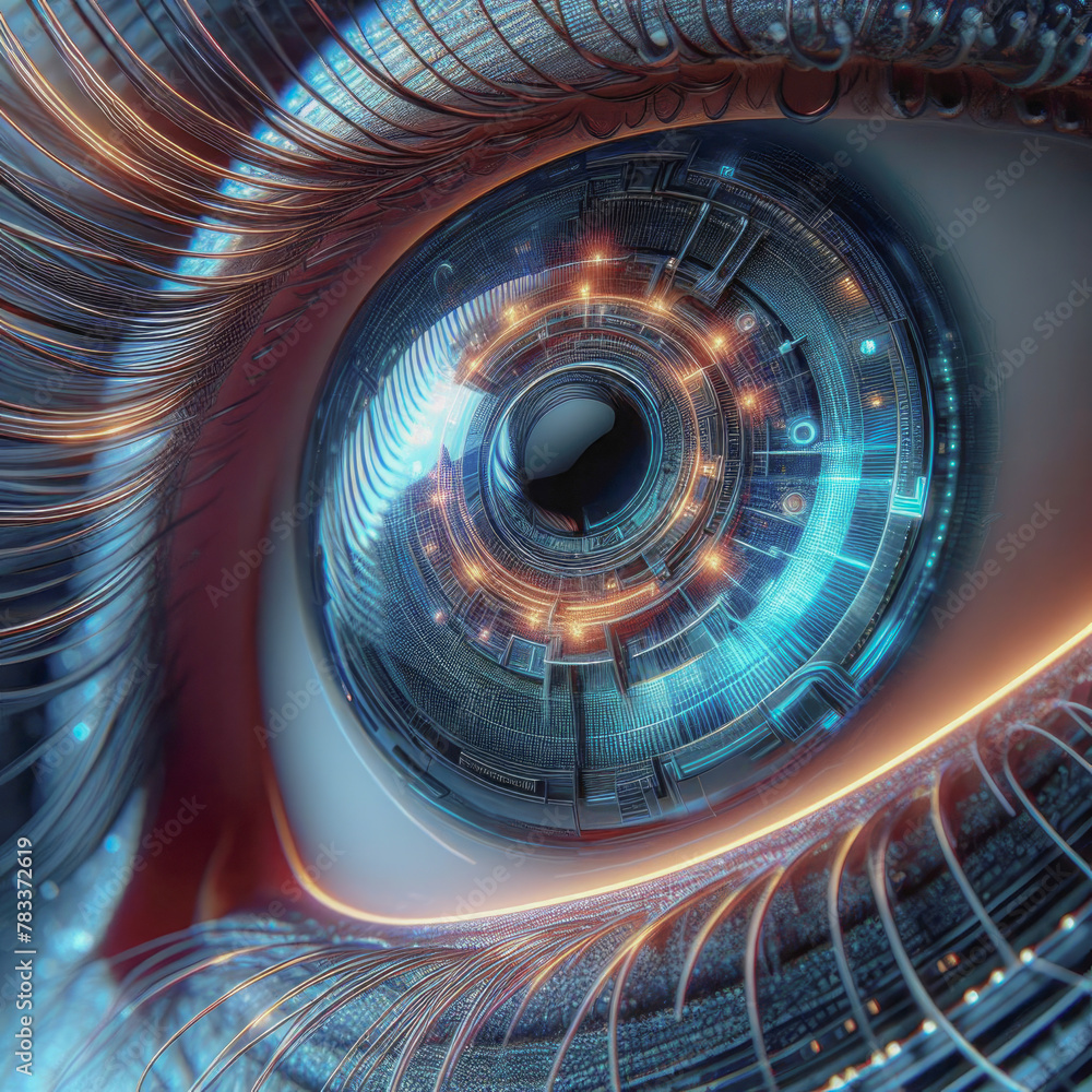 Magic eye. symbol of the universe, universe, sacred knowledge Stock ...