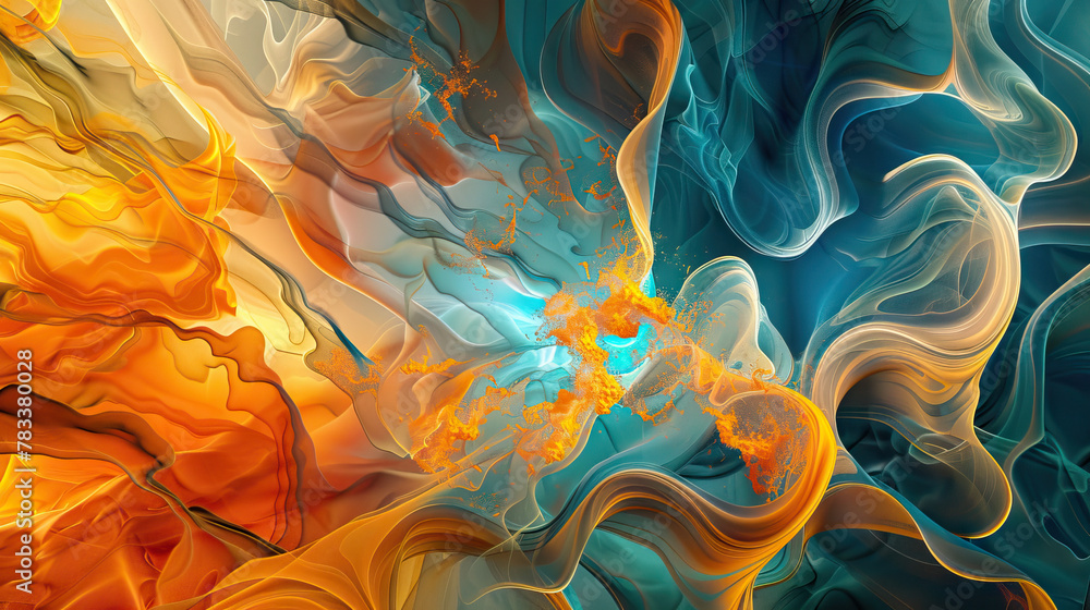 Metamorphic Symphony: An abstract background that evokes the concept of ...