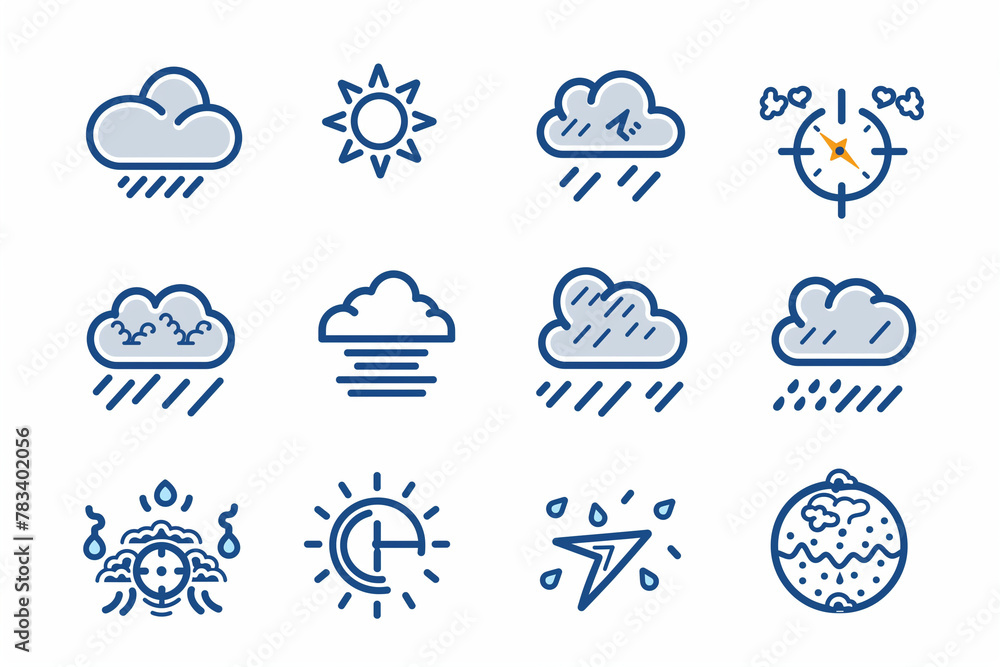 Weather Icons: A Comprehensive Collection of Meteorological Symbols ...