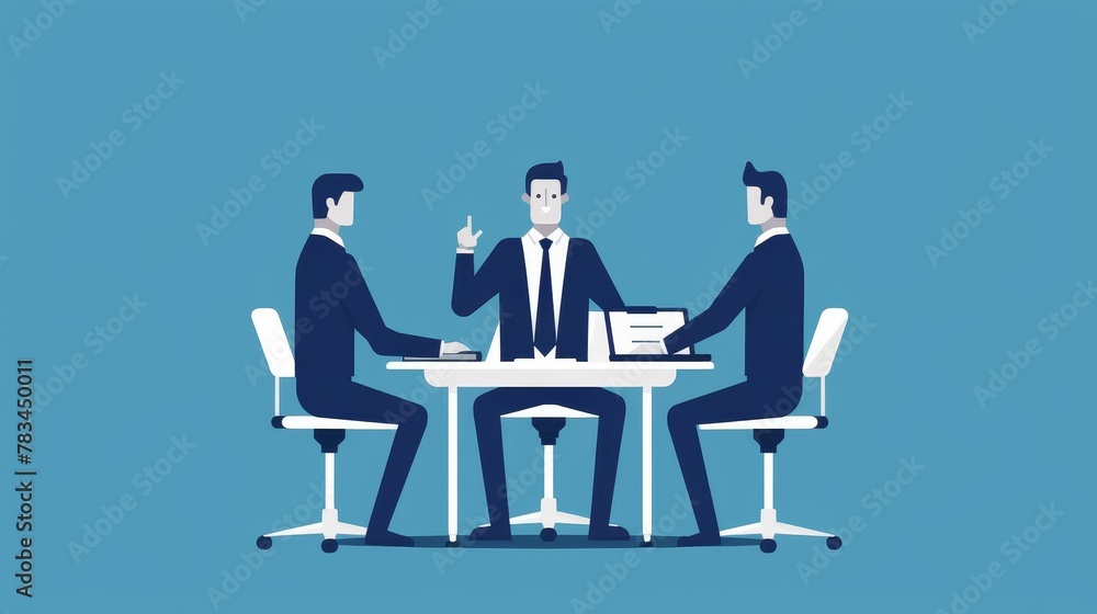 businessman delegating tasks to team members work delegation and ...