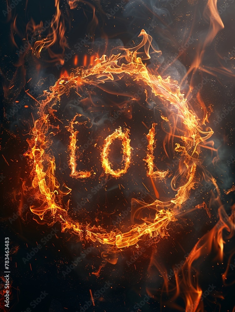 Hyperrealistic 16K UHD illustration of the name Hello World in fire ...