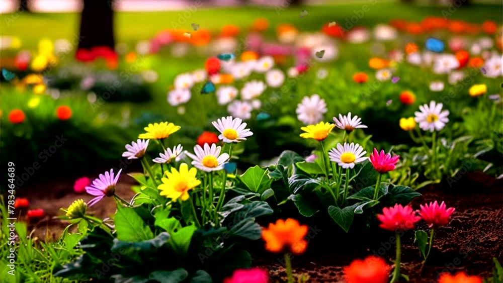 The amazing phenomenon of spring scenery with various kinds of beauty ...