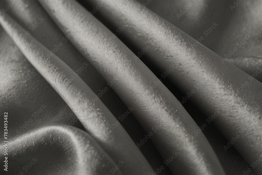 luxury cloth with drapery and wavy folds of ivory color creased smooth ...