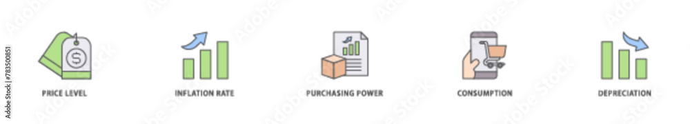 Inflation icon packs for your design digital and printing of computer ...