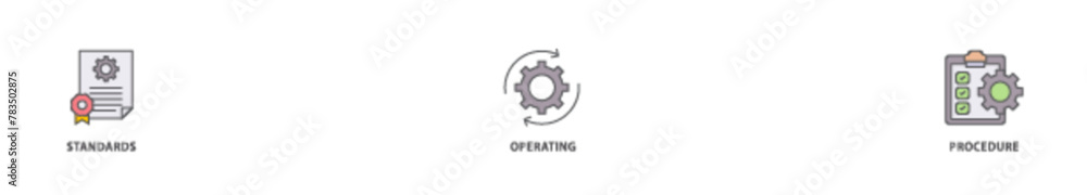 SOP icon packs for your design digital and printing of instruction ...