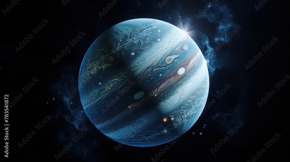 Habitable exoplanet similar to Earth and suitable for human life ...