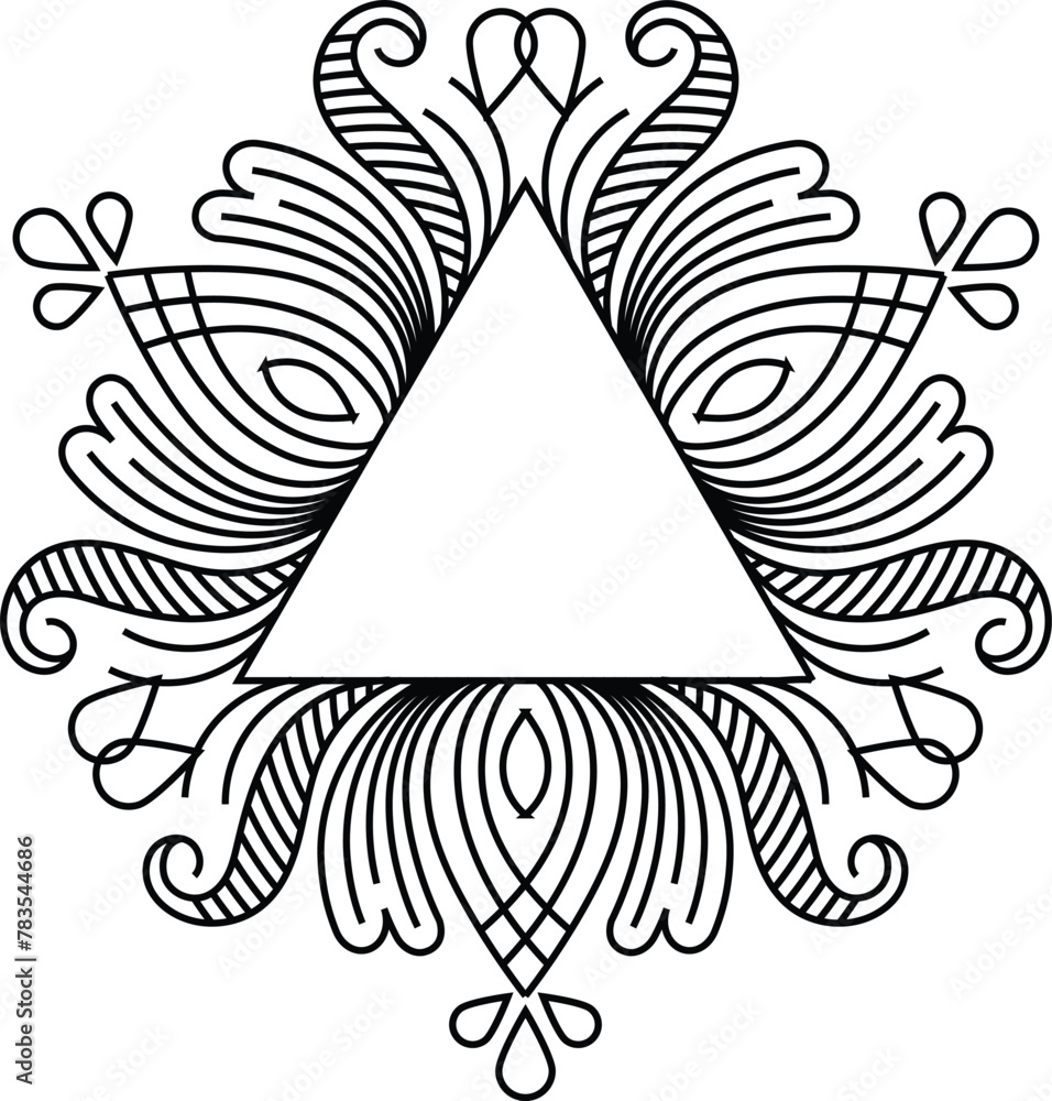Indian Traditional and Cultural Rangoli, Alpona, Kolam, or Paisley ...