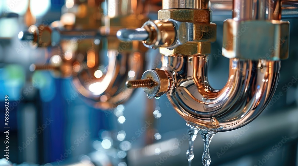 Plumbing Fixtures and Pipes Being Installed for Modern Living Spaces ...