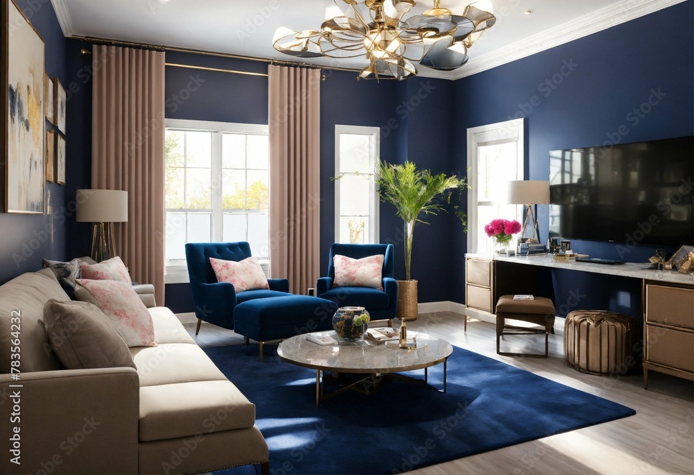 living room interior, design inspiration for a diva den, feminine, room ...