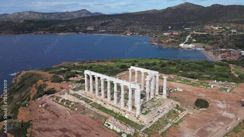Temple of Poseidon is one of the most famous monuments in Greece ...