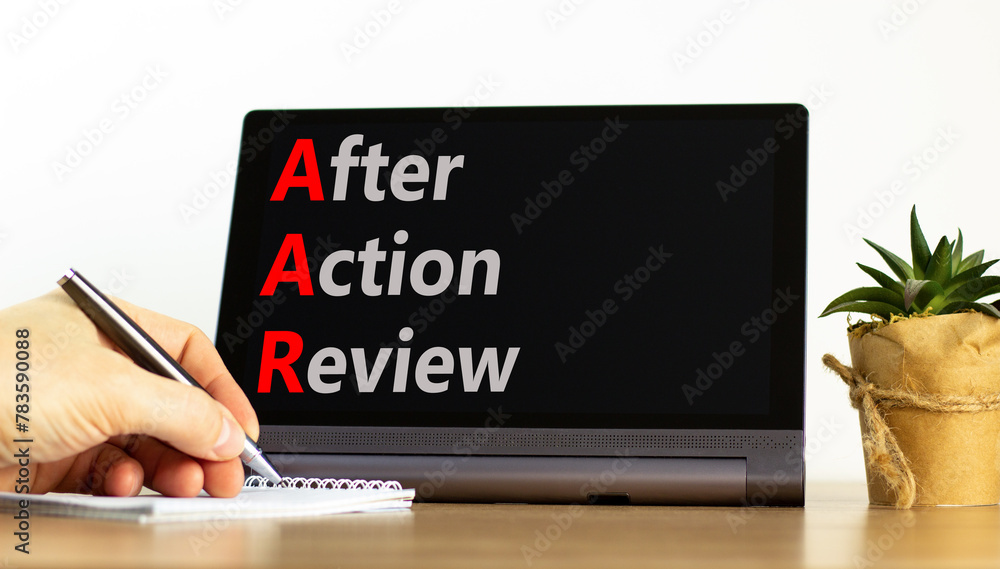 AAR After action review symbol. Concept words AAR After action review ... AAR After action review symbol. Concept words AAR After action review ...