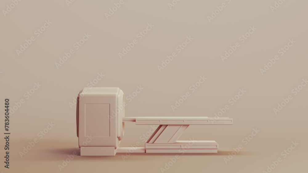 Hospital brain scanner neutral backgrounds soft tones beige brown ...