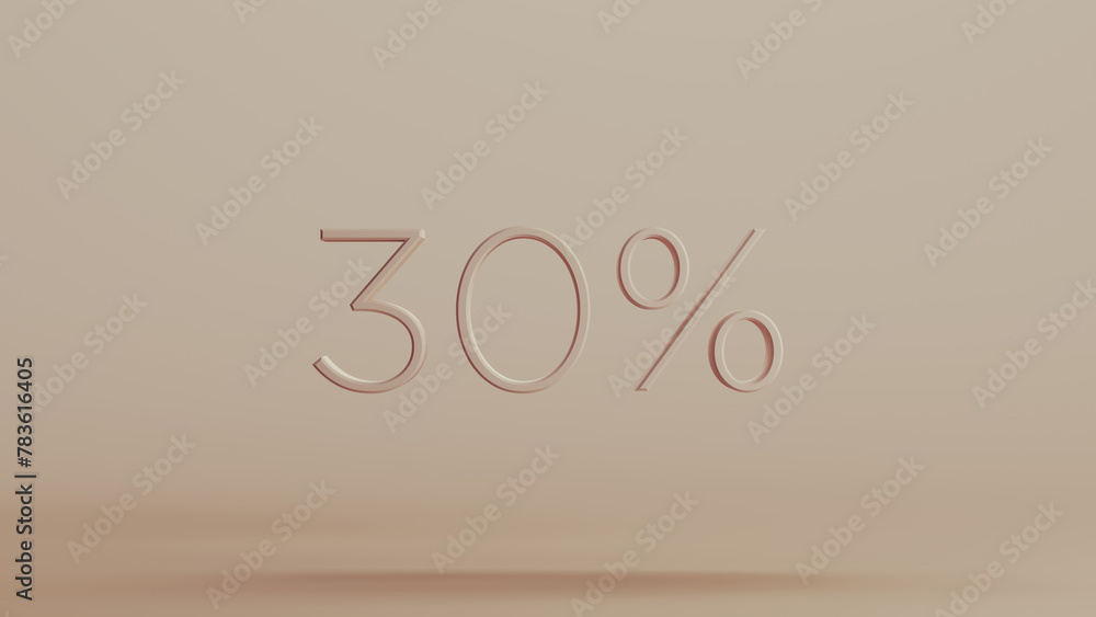 30 percent % sign business discount symbol neutral backgrounds soft ...