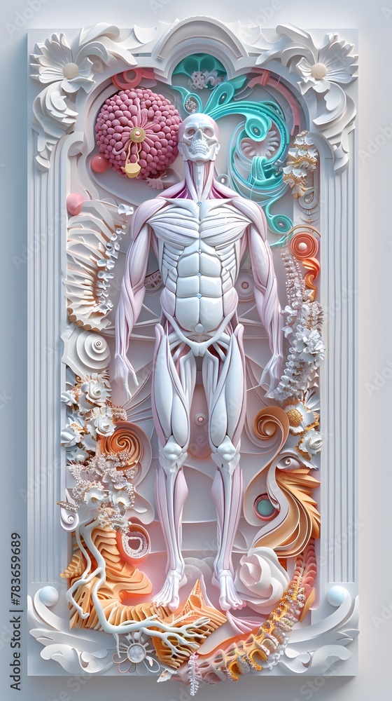 Anatomy art Ideas from the beauty of the human body can be translated ...