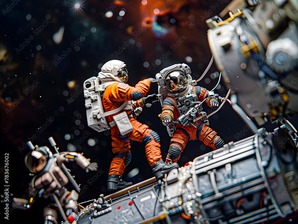 Astronauts and Humanoid Robots Collaborate to Repair Vital Satellite in ...