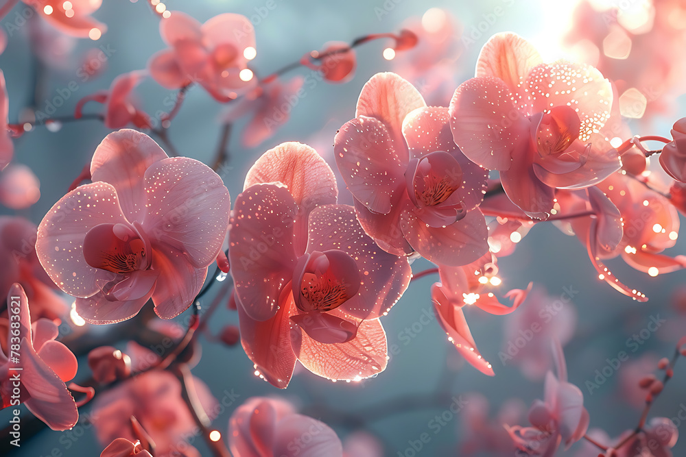 Vibrant floral wallpaper featuring a beautiful arrangement of colorful ...