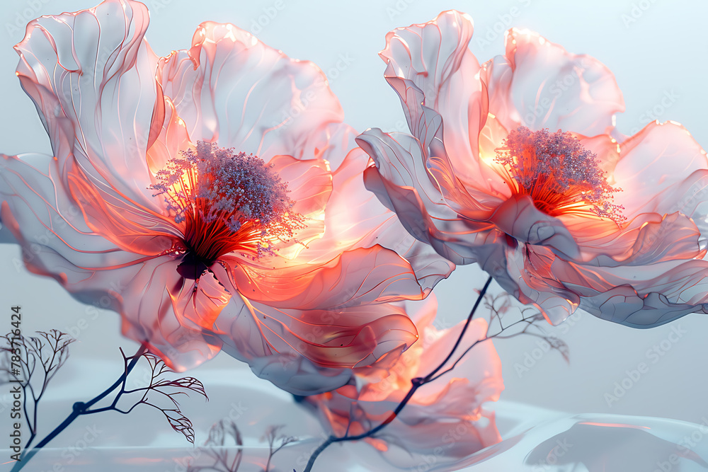 Vibrant floral wallpaper featuring a beautiful arrangement of colorful ...