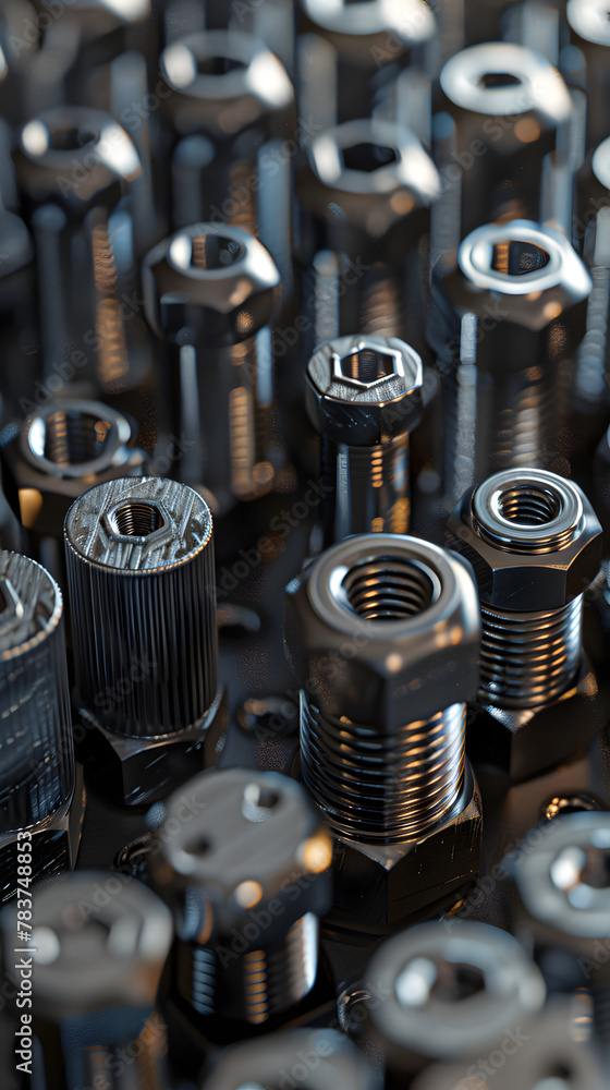 Showcasing a Spectrum of Nut and Bolt Sizes: A Comparative Visual Guide ...