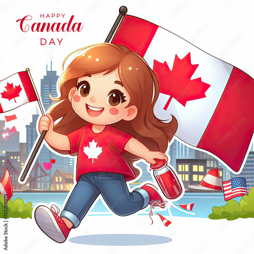 Canada Day, Post, Canada Day Poster, Background With. Happy Canada Day ...