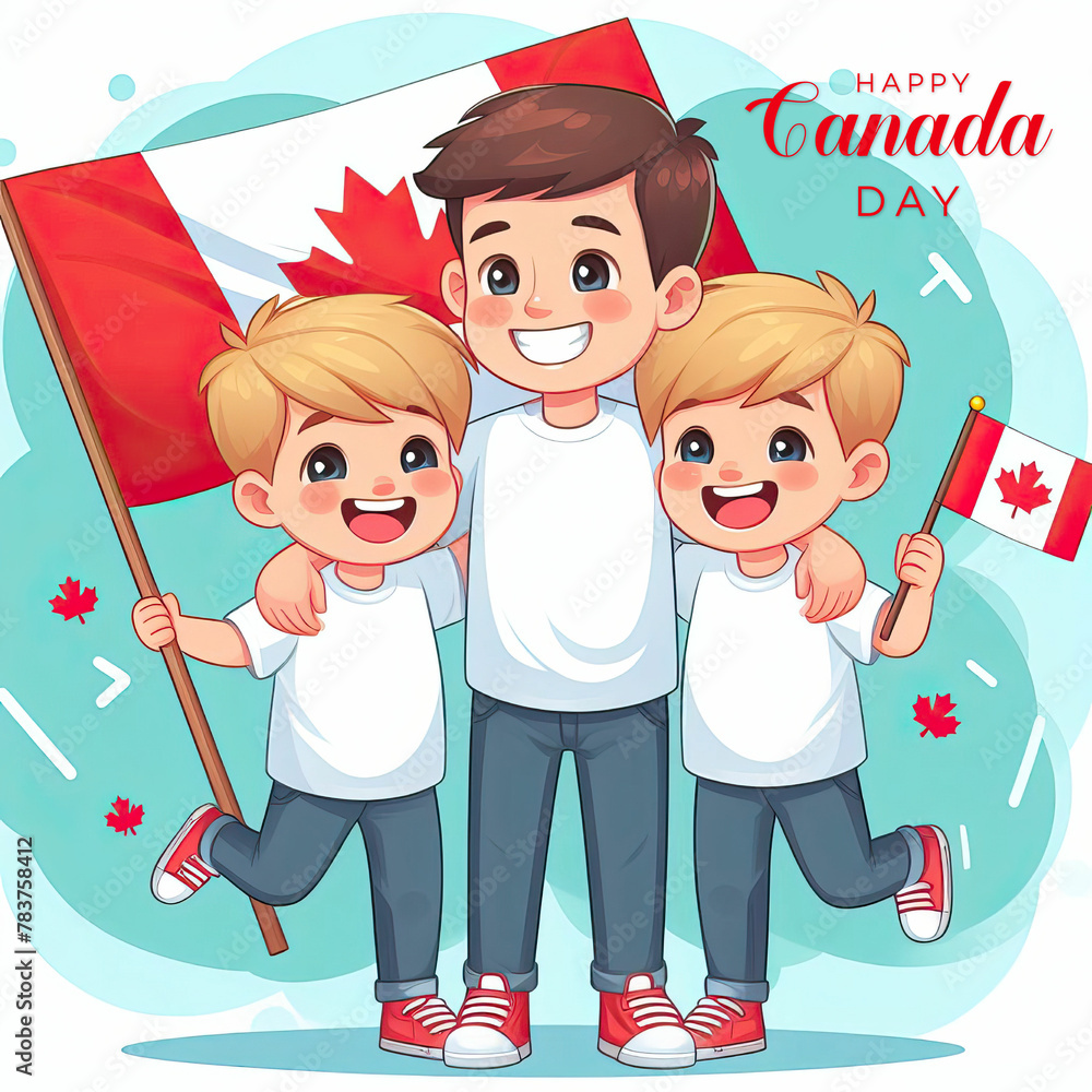 Canada Day, Post, Canada Day Poster, Background With. Happy Canada Day ...