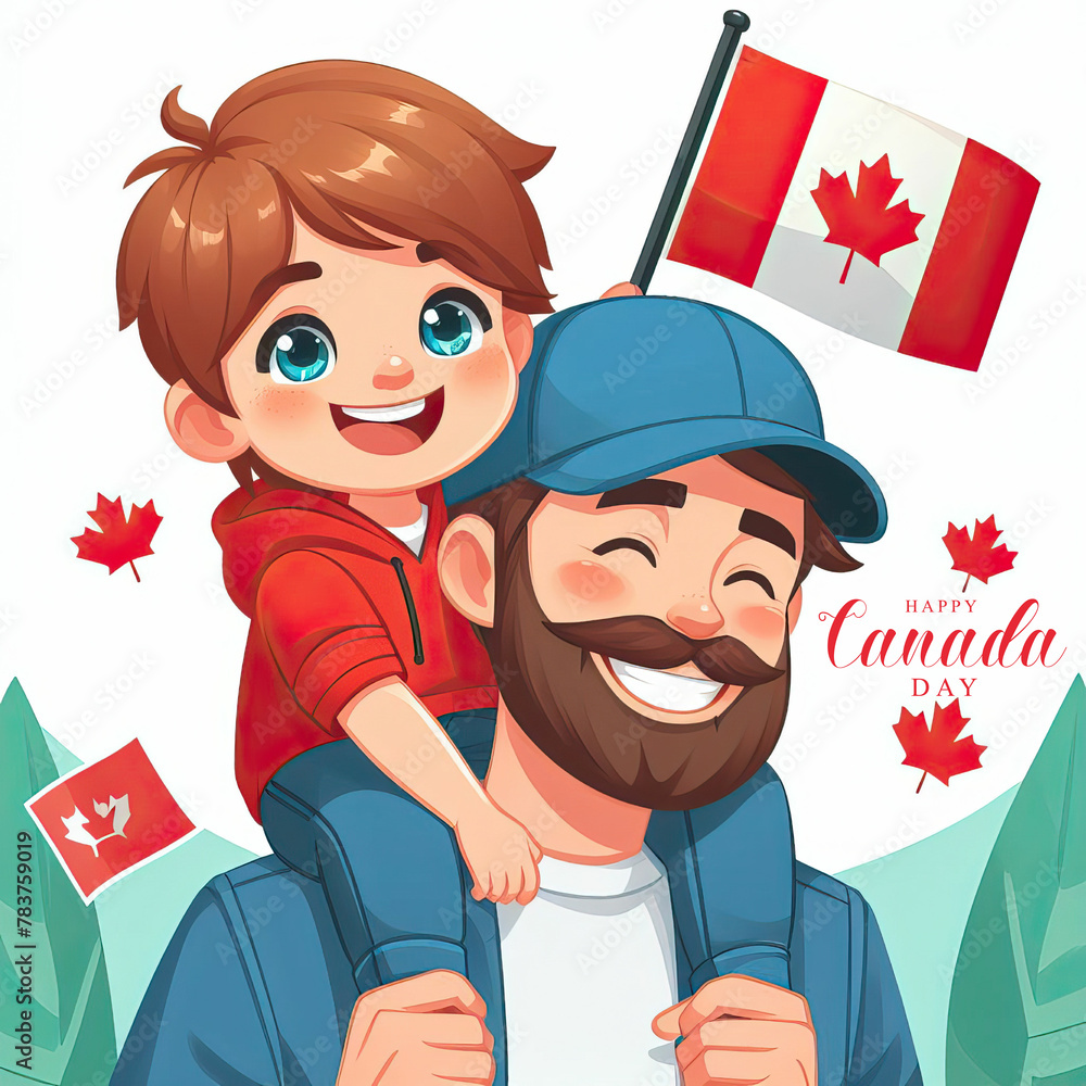 Canada Day, Post, Canada Day Poster, Background With. Happy Canada Day ...