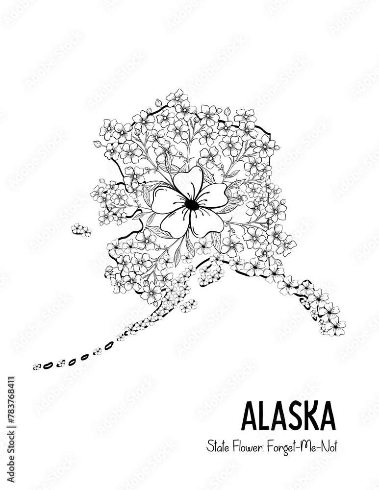 Oregon State Flower Coloring Page