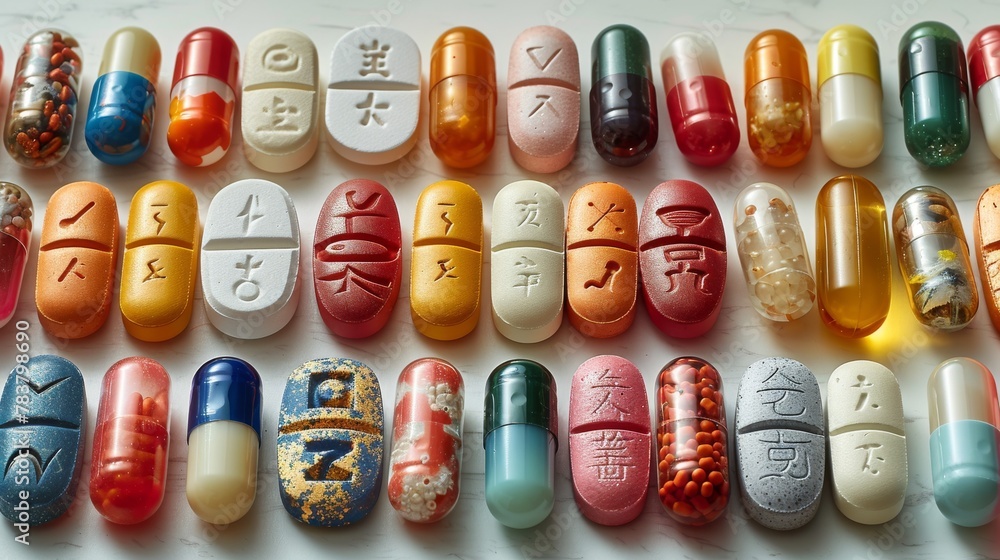 Tablets, pills, capsules, drugs, treatment of diseases of stress and ...