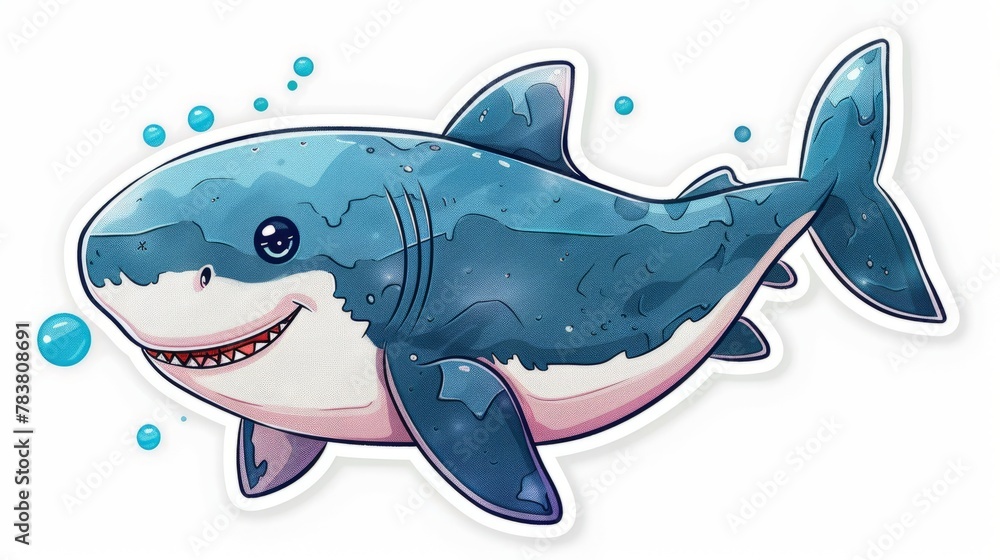 Simple vector illustration. shark head emoji It makes sharks look fun ...