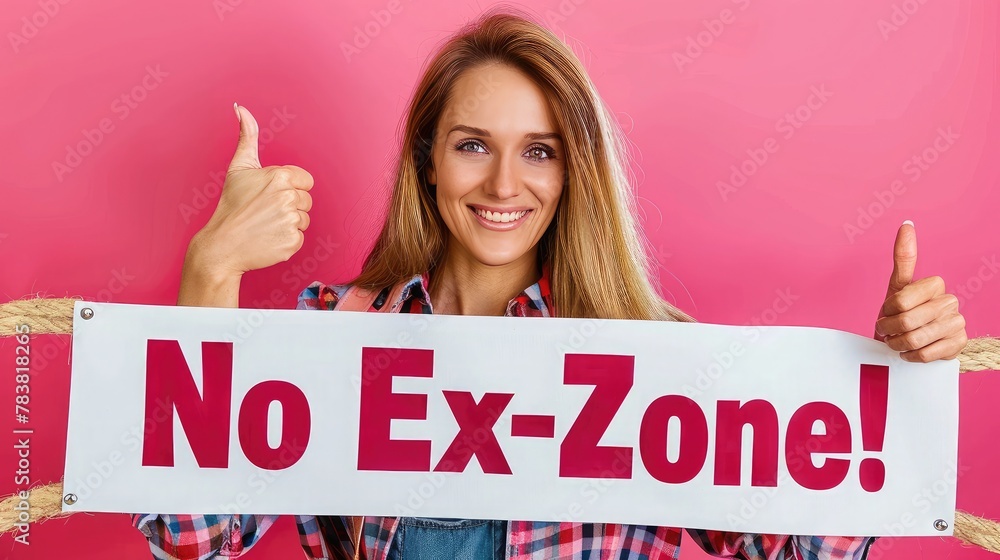 banner background National Ex-Spouse Day theme, and wide copy space, An ...