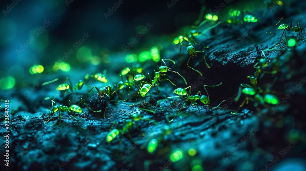 Ant World: Intriguing Images of Industrious Insects Stock Illustration ...