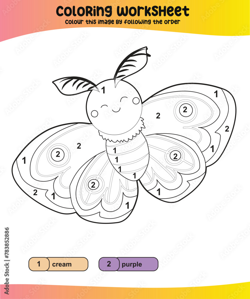 Coloring worksheet page. Educational printable coloring worksheet ...