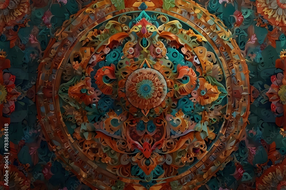 "Experience the fusion of Eastern and Western influences in a mandala ...