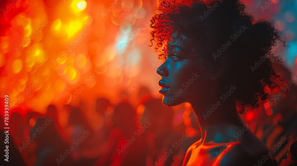 Professional Stock Photography, double exposure style, A diverse ...