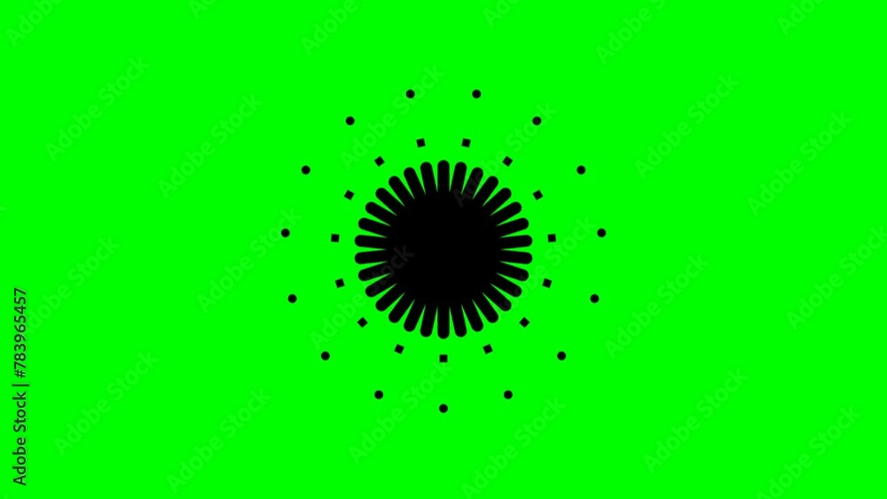 Motion element for emphasis graphics or video, radial symmetry big bang ...