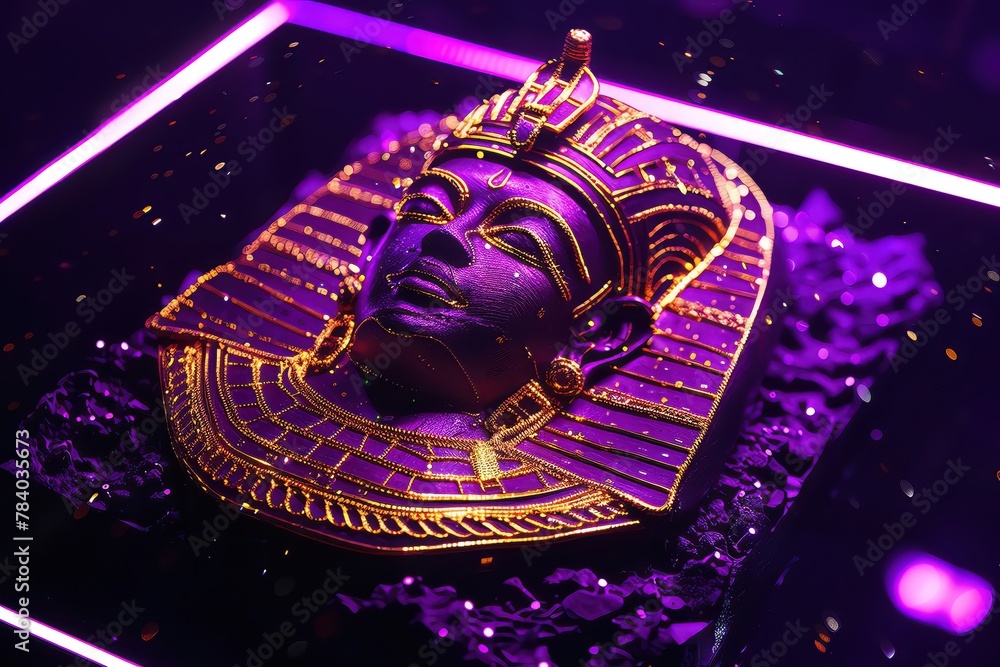 The weight of history is palpable as one gazes at the gold statue, a ...