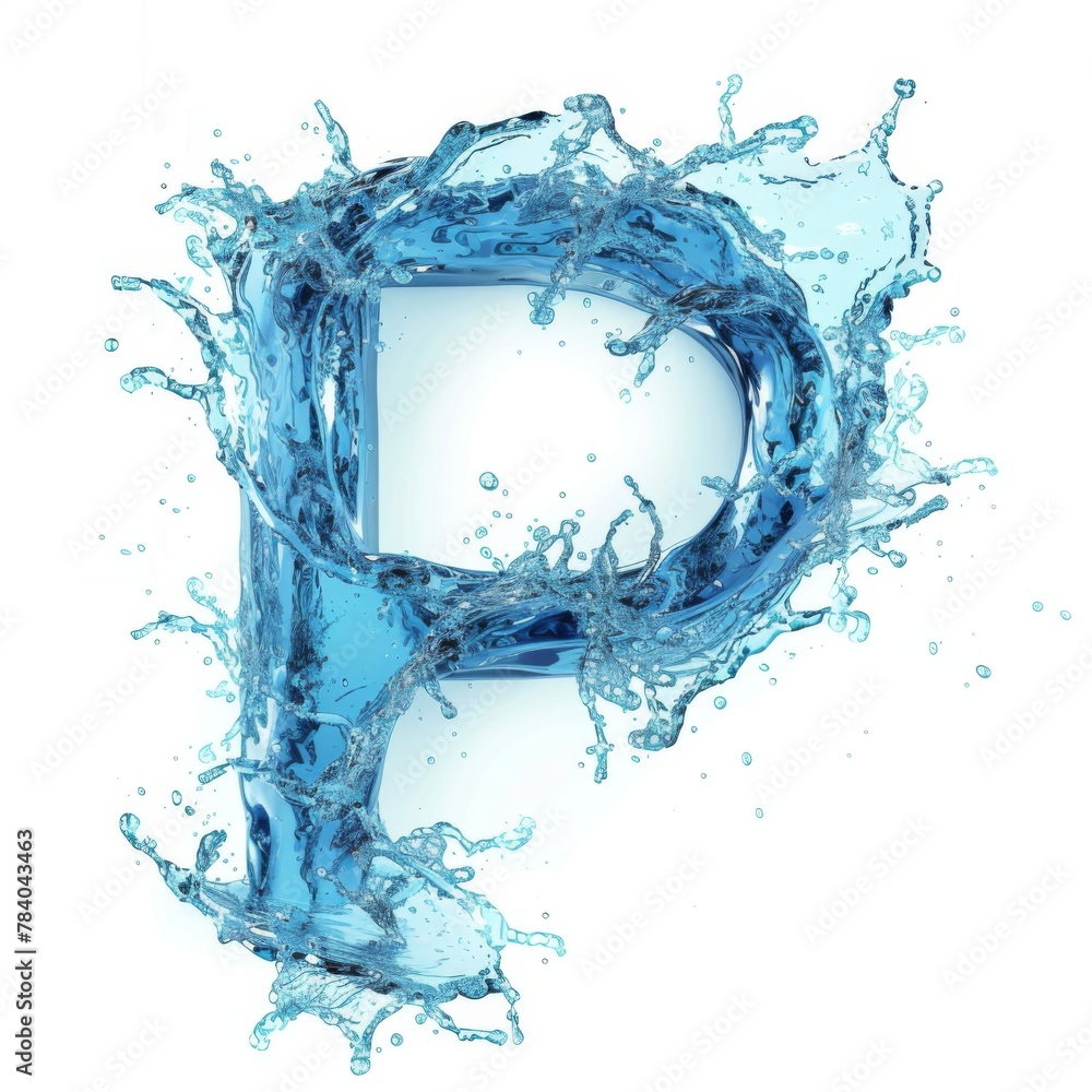 Elegance of water takes the shape of letter P, portraying dance between ...