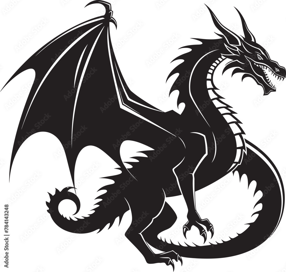 Serpentine Sovereign Full Body Dragon Symbol Draconic Majesty Dragon ...