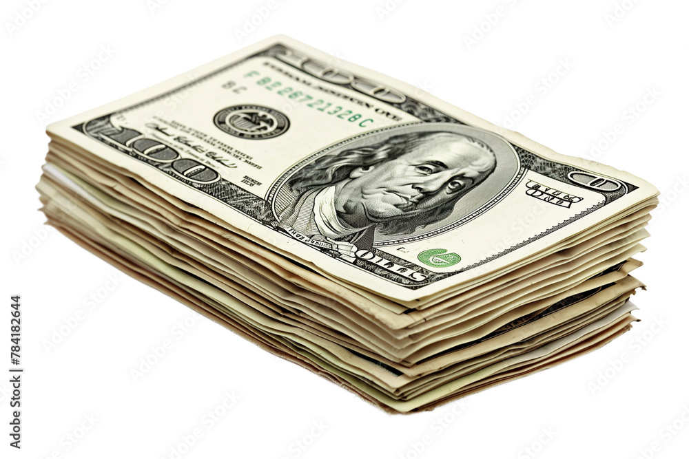 dollar bill on transparent background png file Stock Photo | Adobe Stock