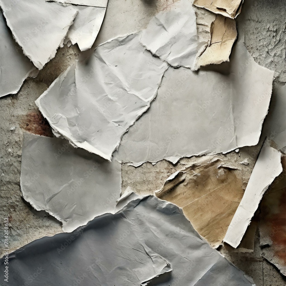 paper texture.a white paper ripped torn background, featuring blank ...