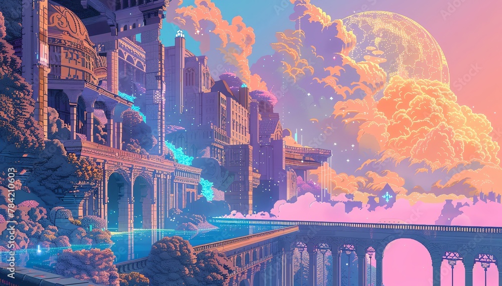 Transform architectural wonders into surreal settings for superhero ...