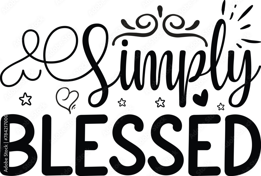 Simply blessed svg, Faith Bundle SVG, God svg, Jesus svg, Bible Verse ...