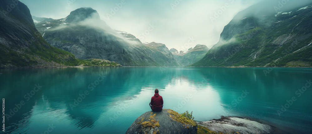 Landscapes of the world that are difficult to observe from a human ...