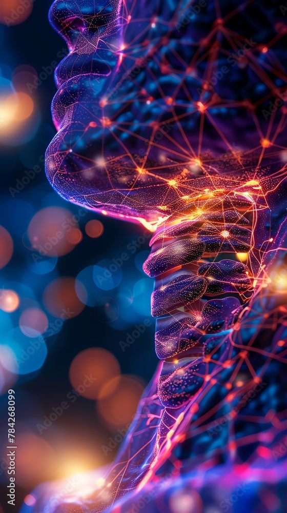 Thyroid gland function and its impact on metabolism visual Stock ...