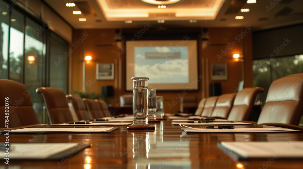 Picture a dynamic boardroom presentation featuring compelling visuals ...