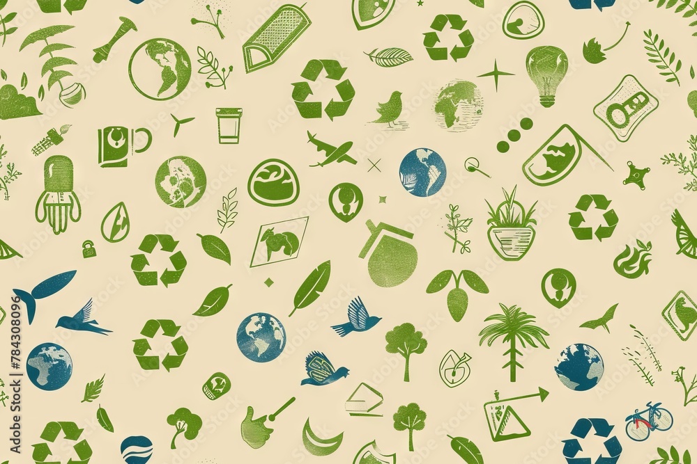 Wallpaper that promotes sustainability and connection with the ...