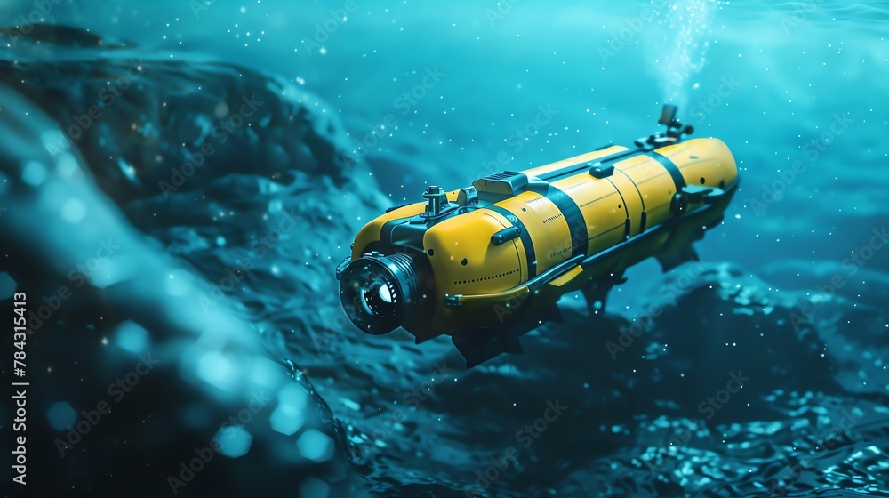 Underwater drones engaged in the secretive mapping of enemy territories ...