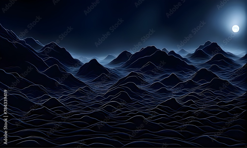 Illustration of a dynamic composition capturing the essence of motion ...